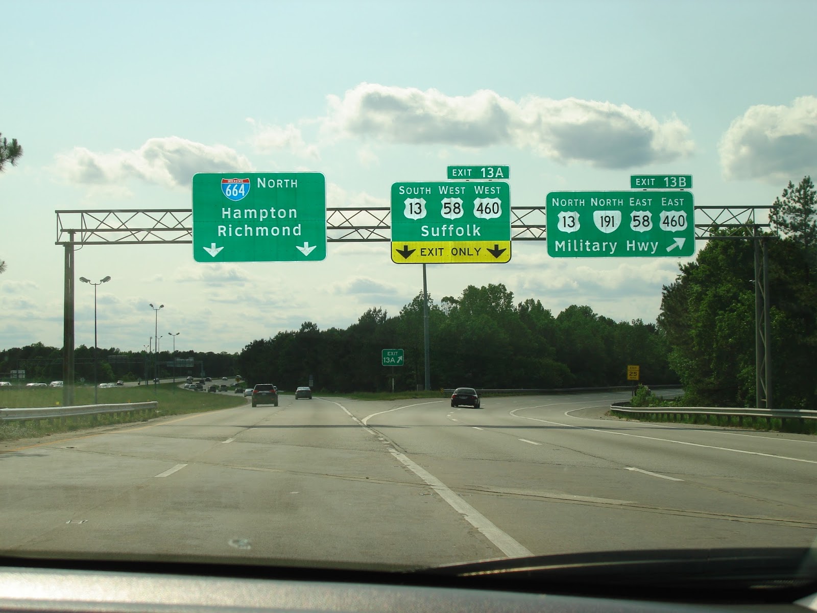 Luke's Signs: Interstate 64, Interstate 264, & I-664 - Chesapeake, VA