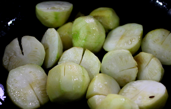 Mehun wara Chawaran (Tinda Rice) au Bhe' Patata Gesh mei (Lotus Stem ...
