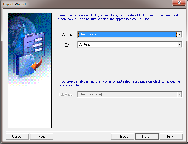 7etan How To Create Oracle Forms By Using Wizard