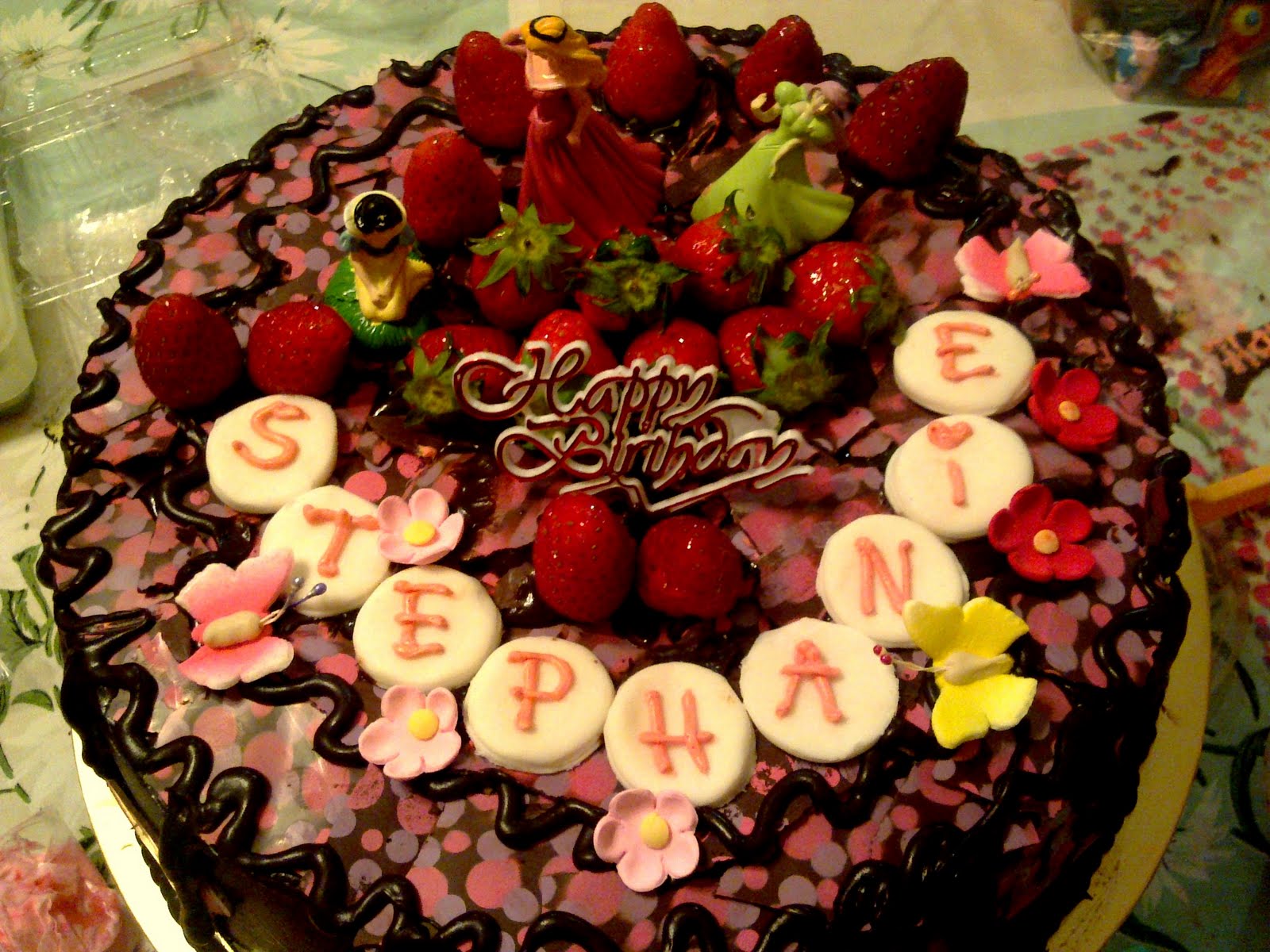 Kek birthday - Stephanie | Creamy Deco