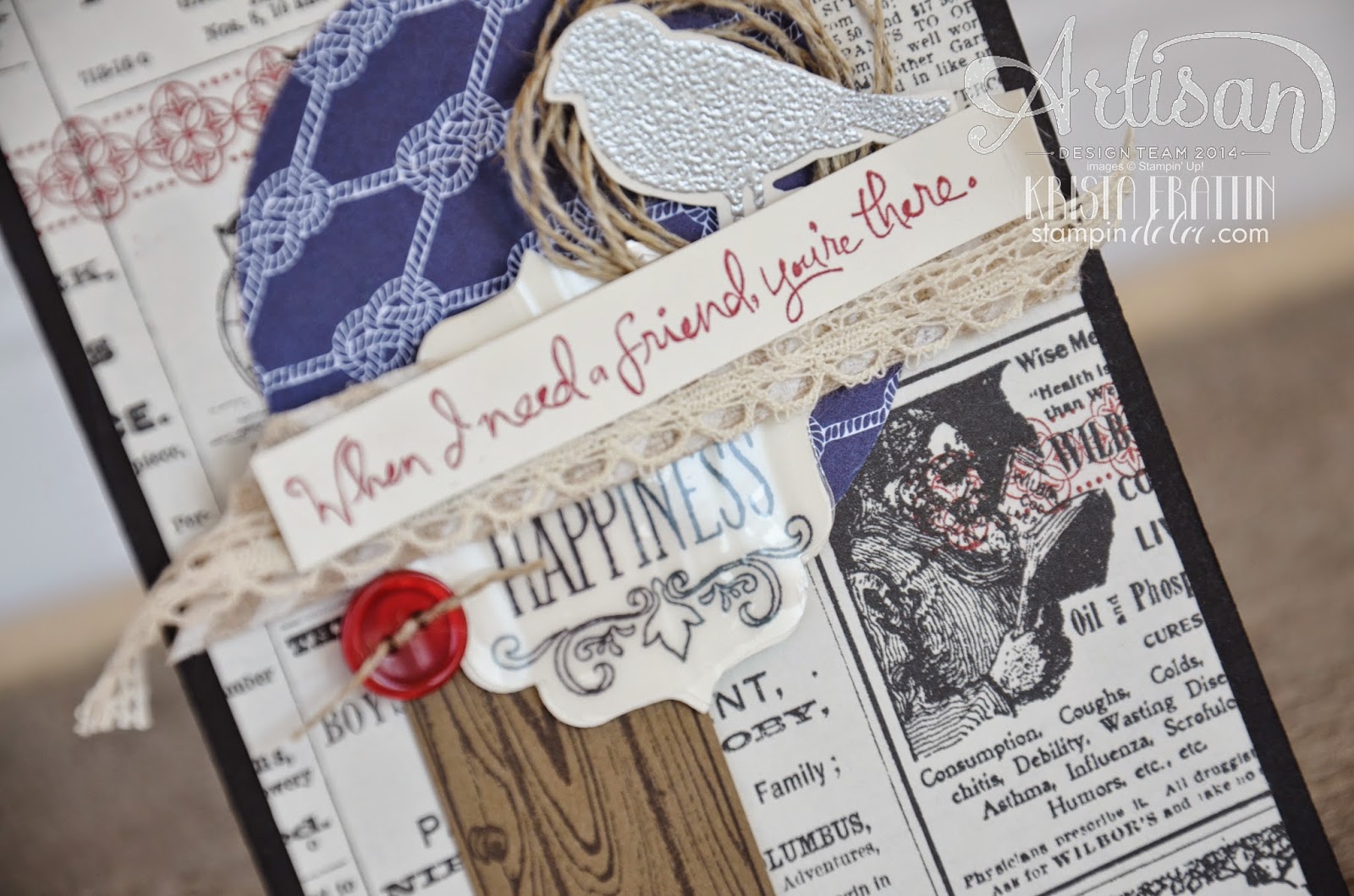 Stampin' Dolce: Terrific Typeset - Stampin' Up! Artisan blog Hop