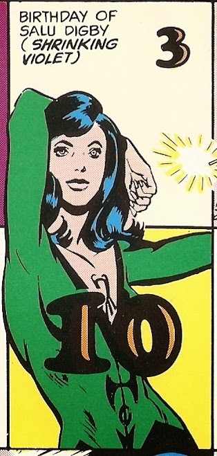 The Legion of Super Bloggers! : Happy Birthday, Shrinking Violet!