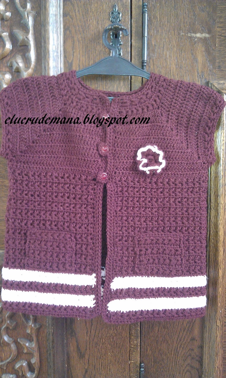 eLucru de mana: Vesta crosetata