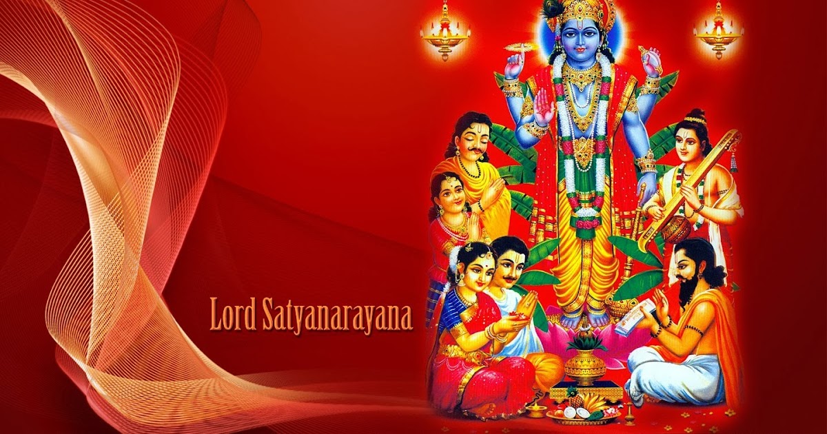 Lord Satyanarayan (Satyanarayana) Swamy HD Incredible Wallpapers | God ...