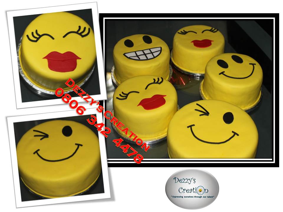 Dezzy's Creation: SMILEY CAKES