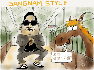 Daniel Lim - Caricature: Gangnam Style