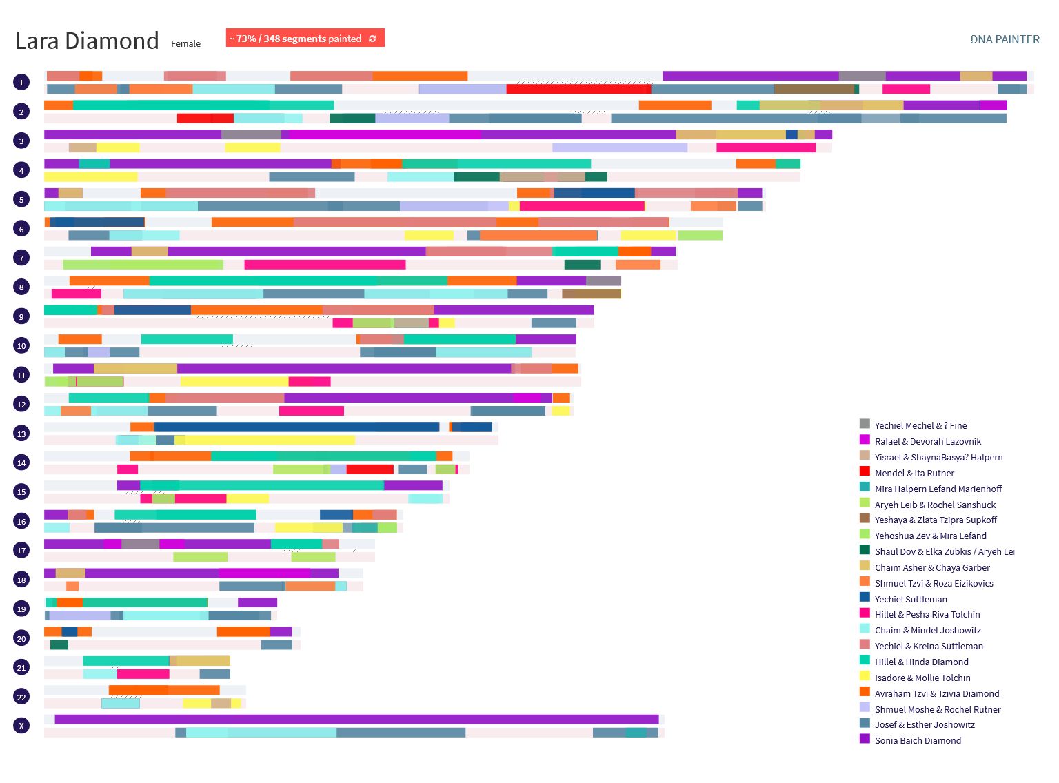 Lara's Jewnealogy: Painting my DNA - Happy DNA Day!
