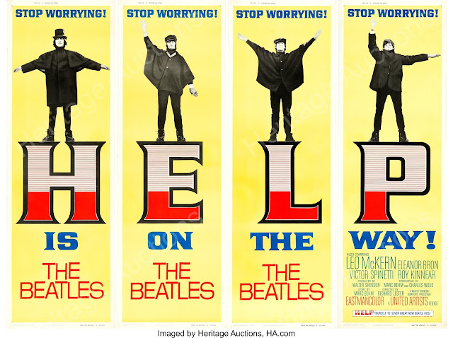 Vintage "Help!" movie posters