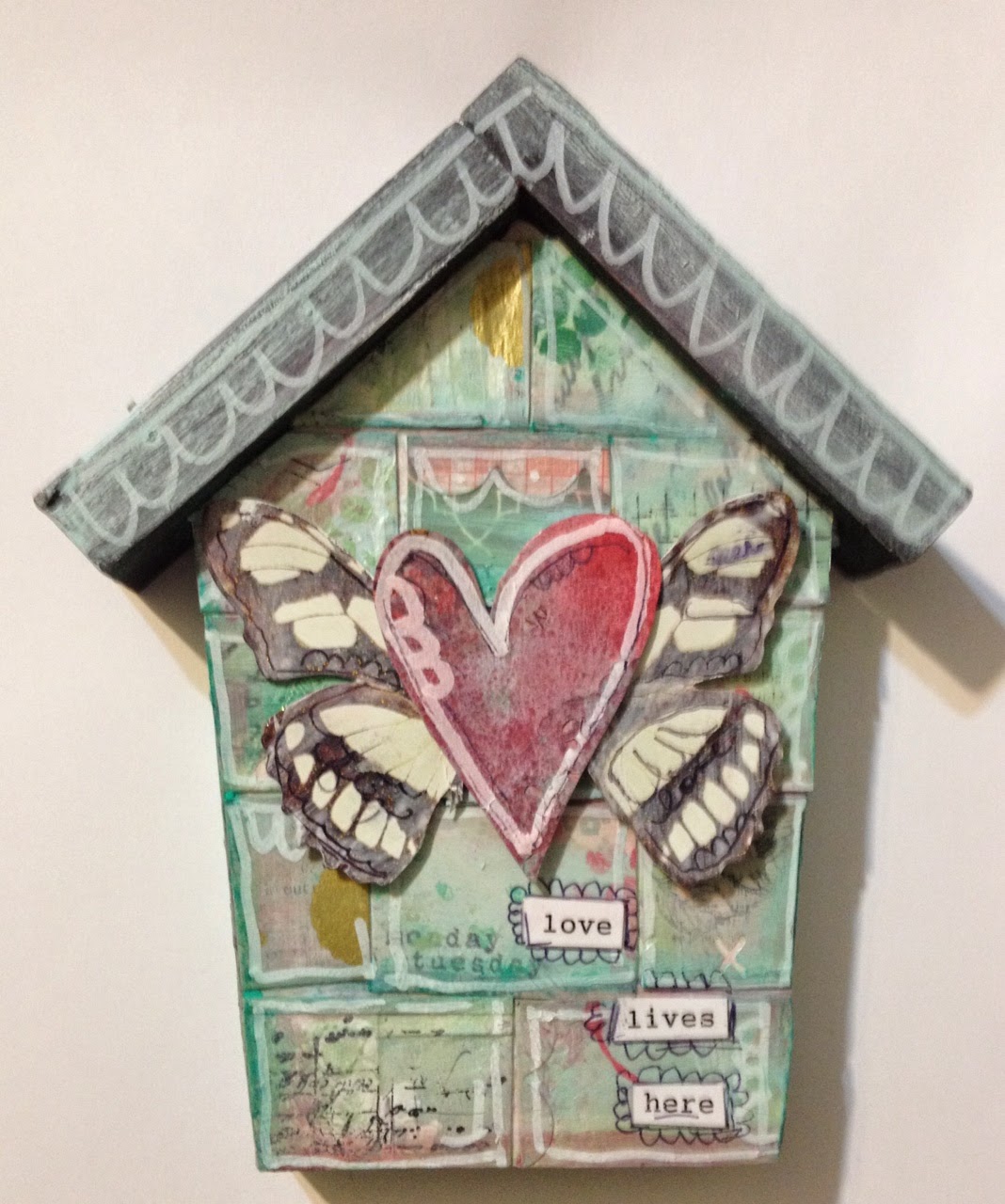 hello *there*: Mixed Media Houses