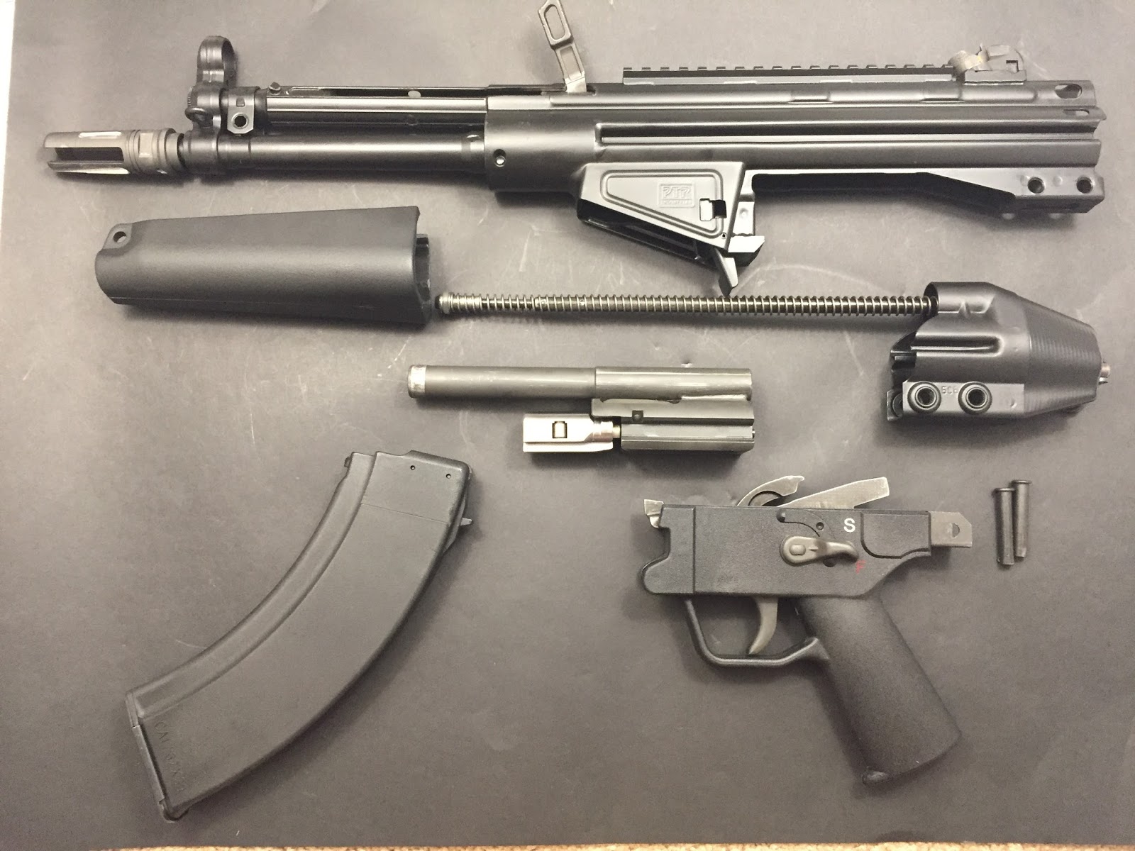 Minivan Door Gunner: PTR 32P PDW 8.5" 7.62x39 Pistol