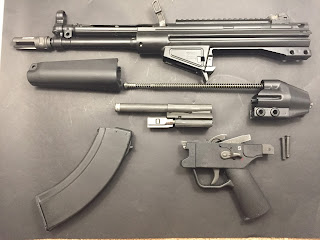 Minivan Door Gunner: PTR 32P PDW 8.5" 7.62x39 Pistol