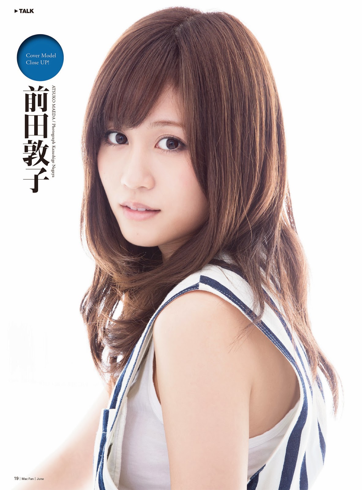Atsuko Maeda AKB48 (Mac Fan 2013-06 ) - Idol Group Around The World