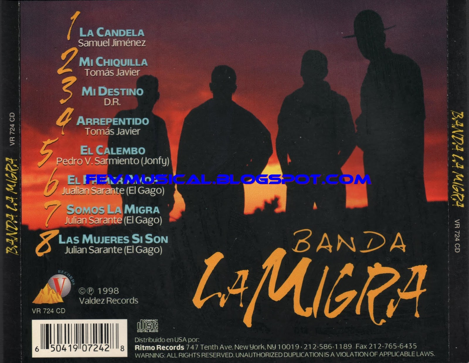 FEV MUSICAL: 1998 - Banda La Migra (Valdez)