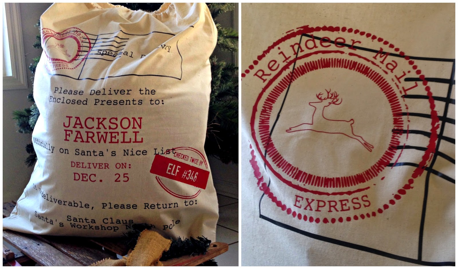 DIY Santa Sacks (Silhouette Tutorial) - Silhouette School