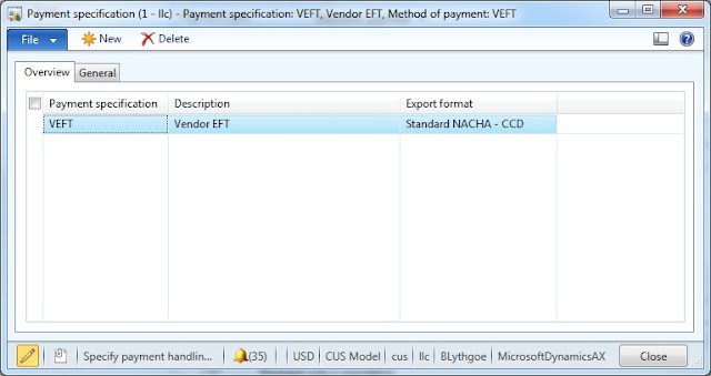 Talkin' DAX: Electronic payment - NACHA file CCD addenda