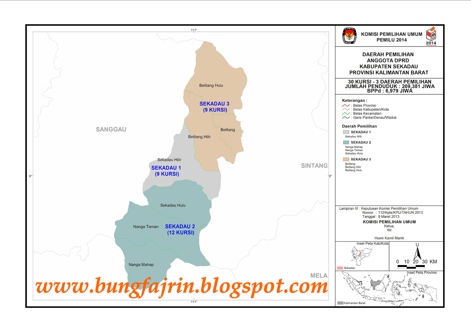 Caleg KalBar: Caleg DPRD Kabupaten Sekadau