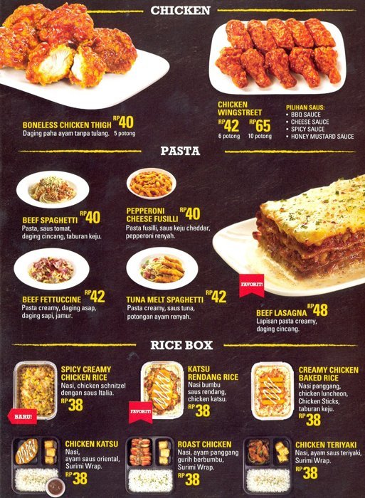 Harga Menu PHD Kelapa Gading Restoran Pizza