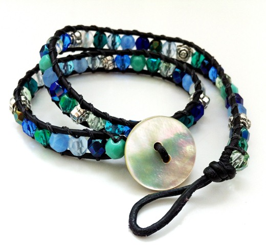 Wildflower Designs: How to Make a Leather Wrist Wrap