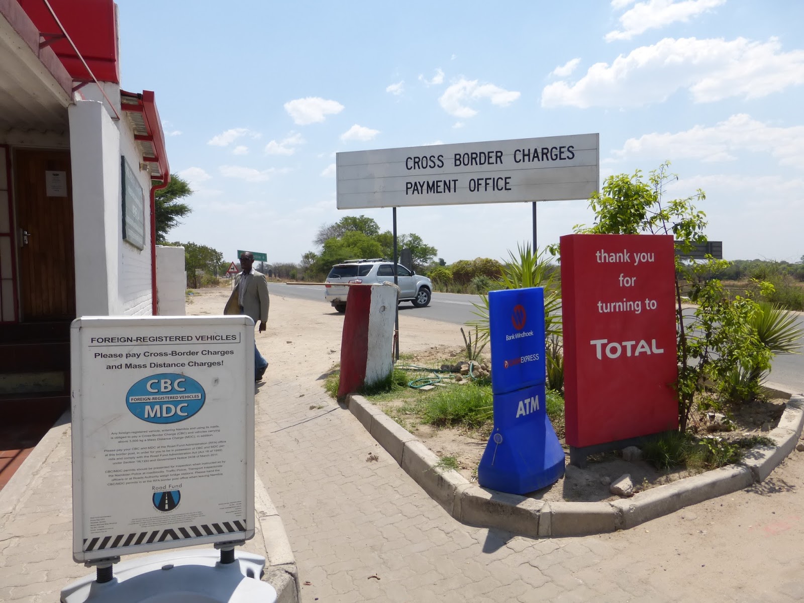 Namibia. Visa and borders.