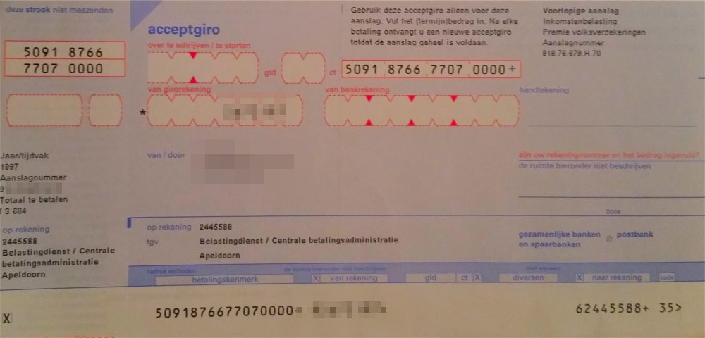 acceptgiro | Uw woordenboek voor geld en zelf beleggen