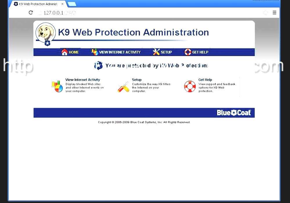 Disable k9 web protection - domainslana