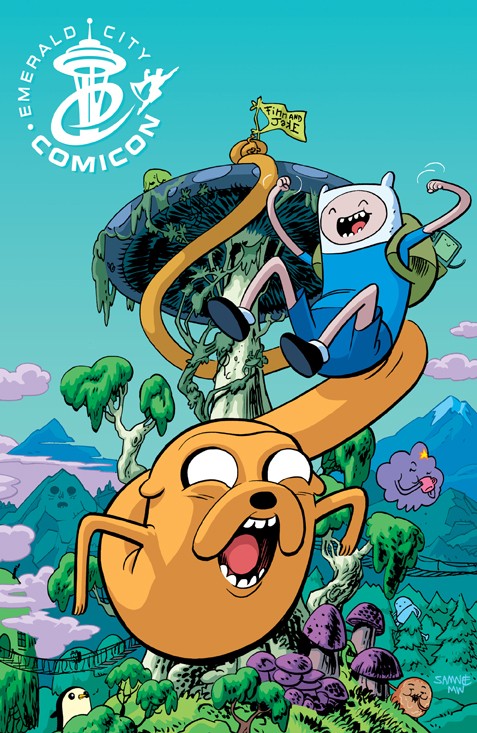 Adventure Time Time: AT Comic Panel Emerald City Comic-Con