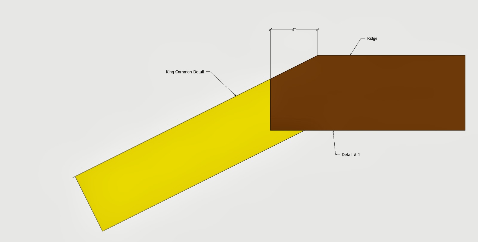 Roof Framing Geometry: Hip & Valley Roof Framing Example # 1