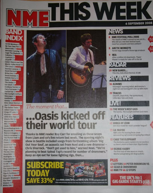 AS Level Media Studies: NME Contents Page Review