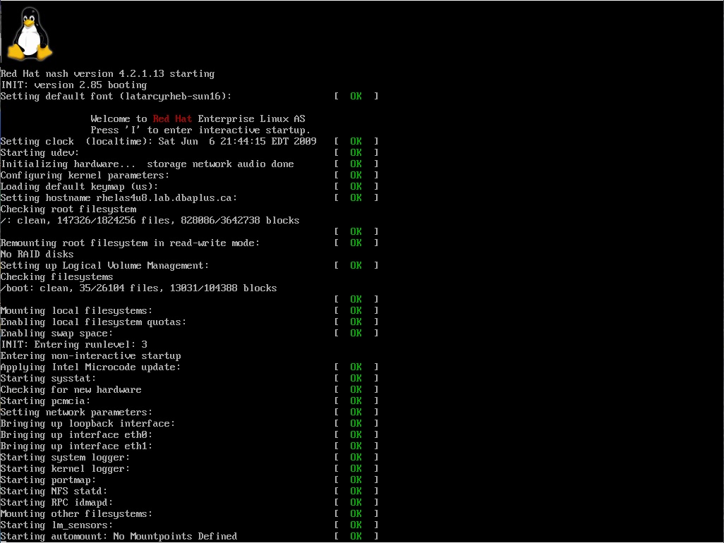 DBA Plus Workshop: Change Resolution of Red Hat Enterprise Linux Text ...