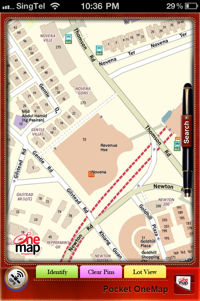 OneMap.sg: Pocket OneMap New Update!