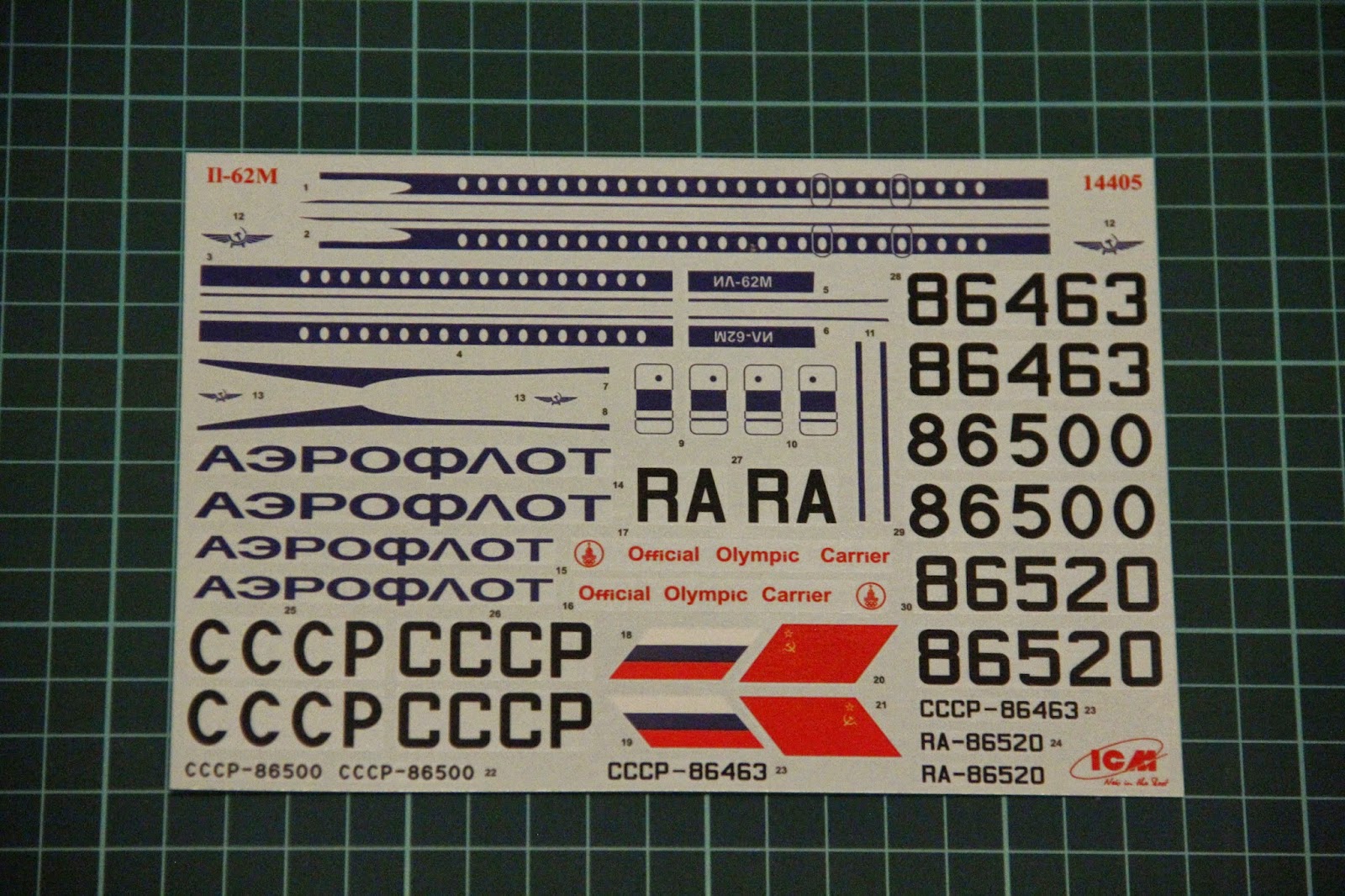 ICM 1/144 Ilyushin IL-62M (14405) - DetailScaleView