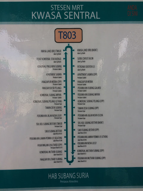 KL Walk: MRT Kwasa Sentral Station