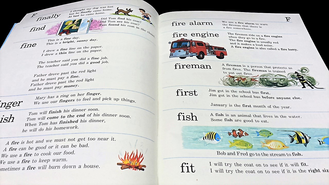 Kid Books Blog: 616.The New Colour-Picture Dictionary for Children