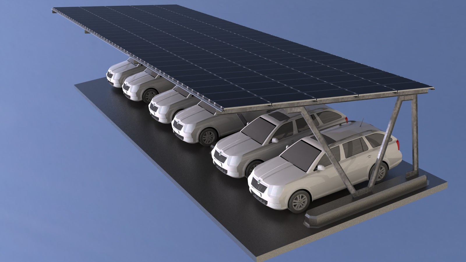 Solar Farm: Solar Carport (Parkiran Mobil Tenaga Surya)