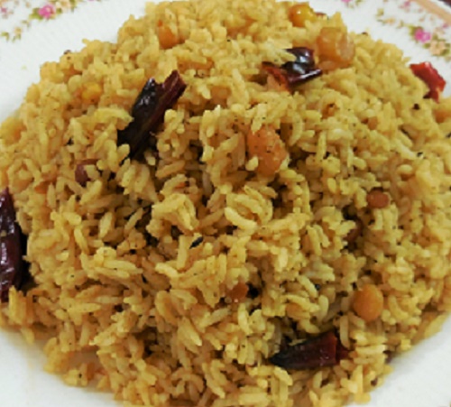 Puliogare or Tamarind Rice