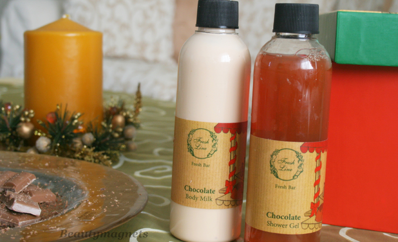 Beautymagnets: Fresh Line Chocolate & Vanilla Set: a box full of treats