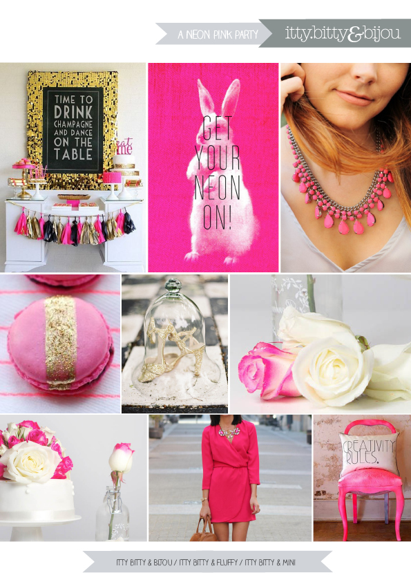 Itty Bitty Bijou: Party Inspirations - A Neon Pink Party