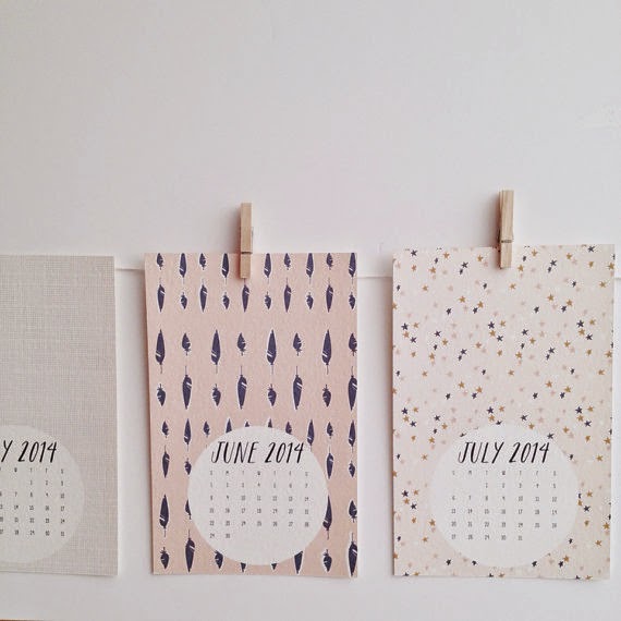 of paper and things: paper | calendar