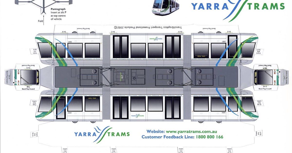 Modele din Carton: Yarra Trams