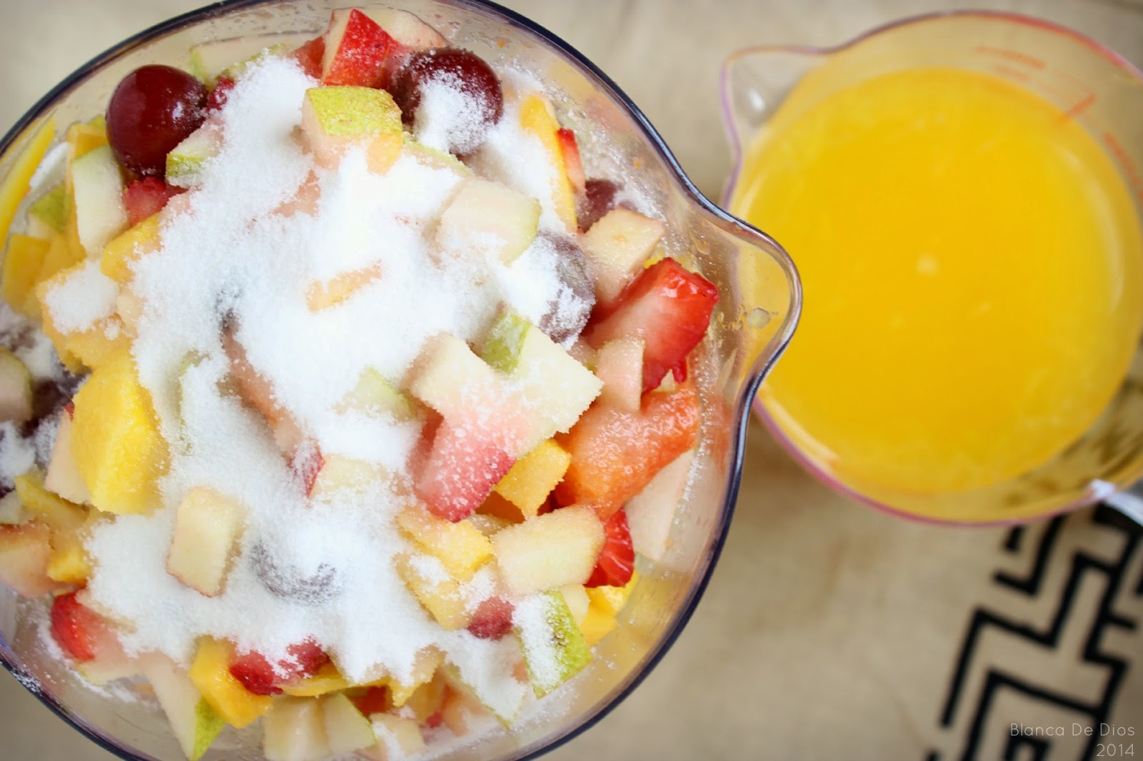 Una Mexicana en USA: Escamocha: Cóctel de Frutas Mexicano