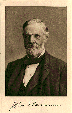 The Civil War of the United States: John Sherman, born May 10, 1823