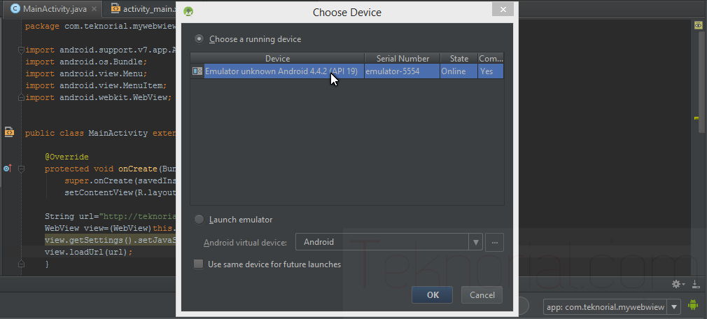 Membuat Aplikasi WebView di Android Studio | Dunia Program Komputer