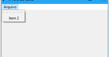 CURSO DE TKINTER AULA #20 - Adicionar uma barra superior: