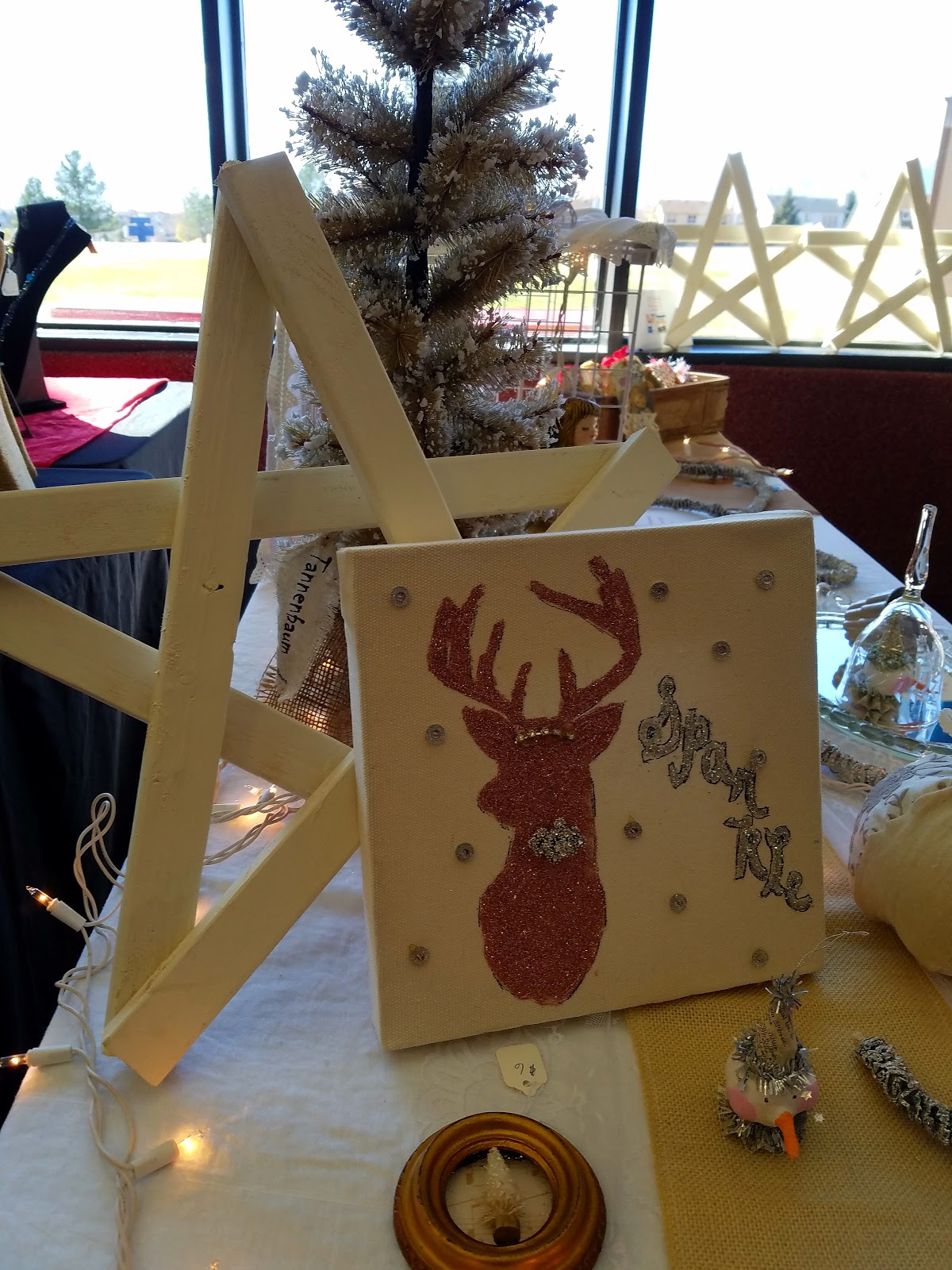 My Christmas craft booth