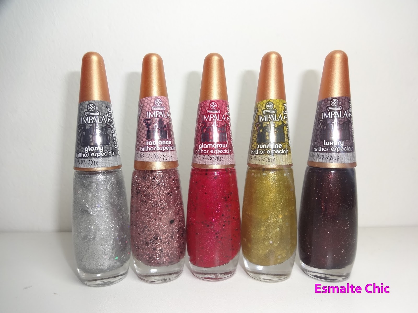 Esmalte Chic: Coleção Brilliant Glam, Impala - Swatches!
