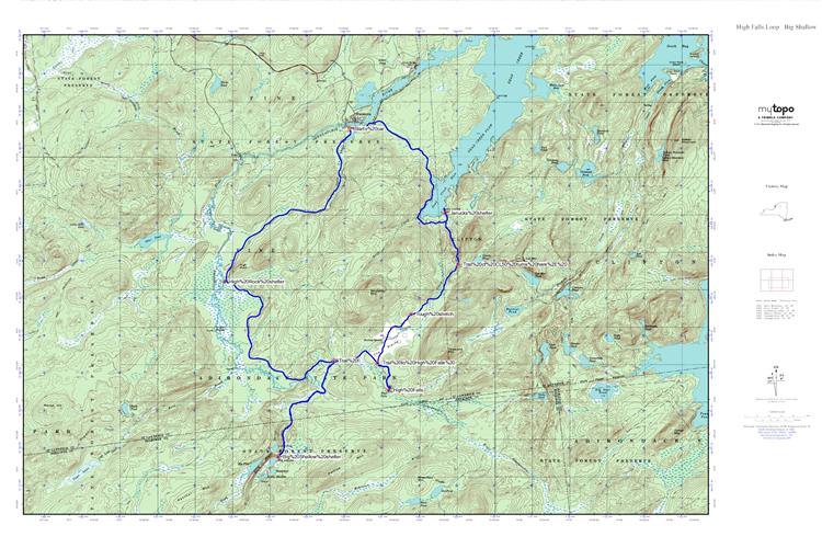 Backpacking Up North: High Falls Loop