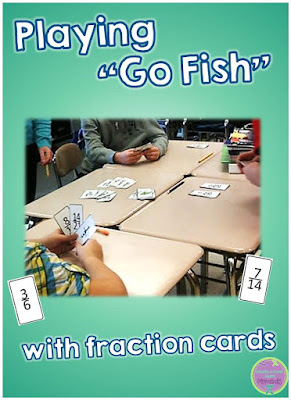 Playing Go Fish with Fraction Cards!