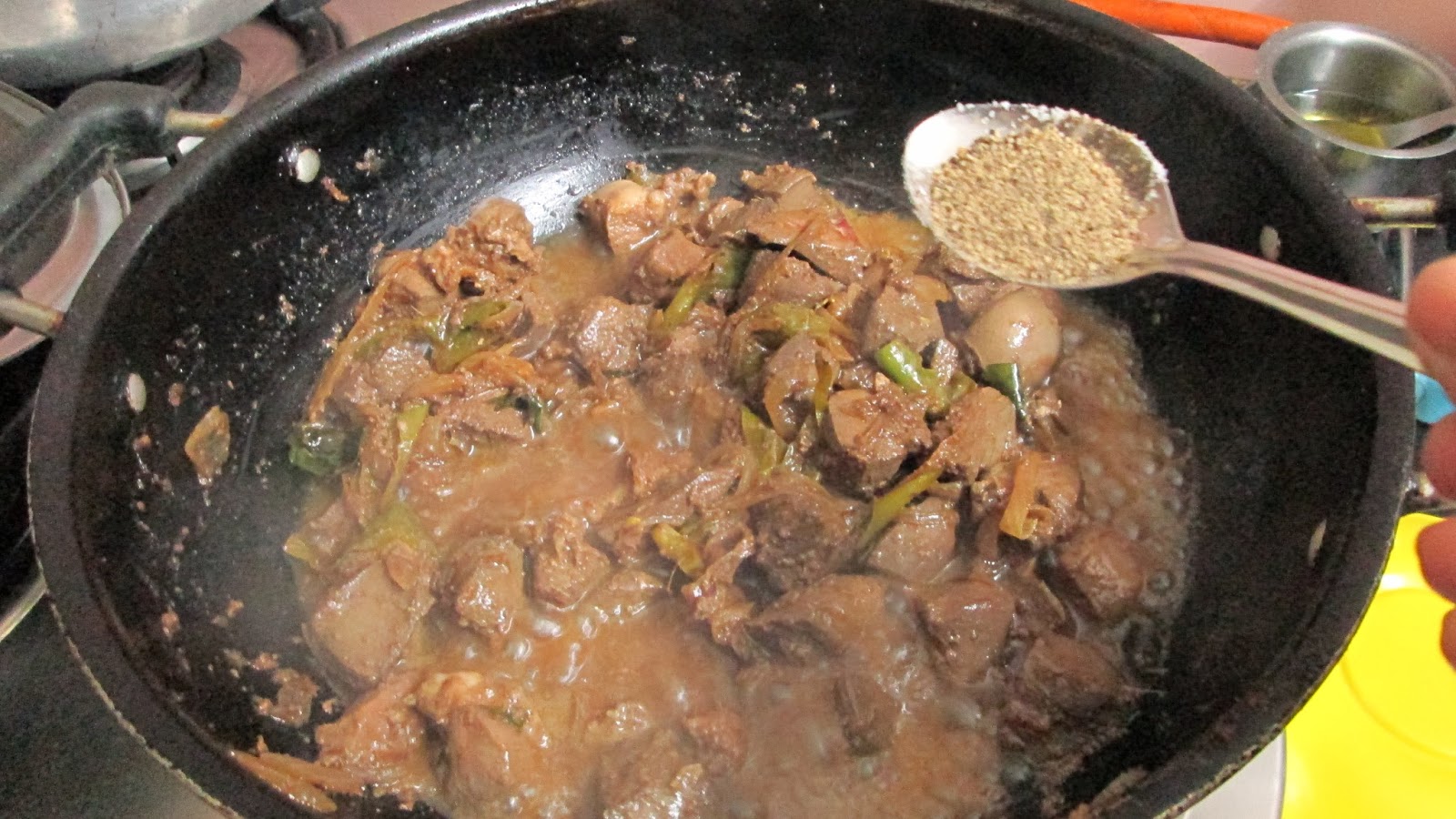 Blessy's Kitchen: Pepper Lamb Liver Fry