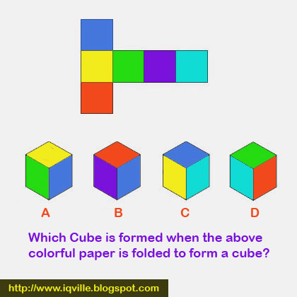 Folding Color Cube Puzzle | IQVille - - Perfect place for Logical ...
