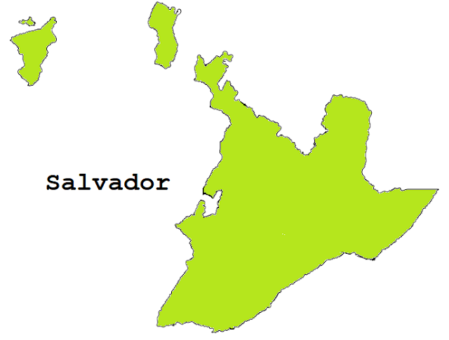 Blog de Geografia: Mapa de Salvador, Bahia